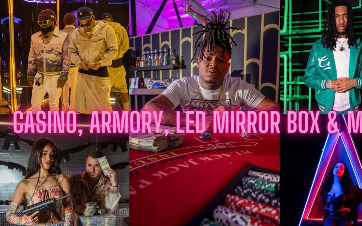 DTLA Multi Set Production Space (Infinite Mirror, Casino, Armory, LEDs ...