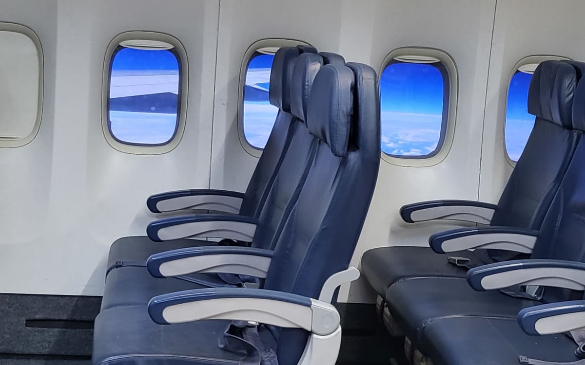 Airplane Interior Set with Virtual Production background, Seattle, WA ...