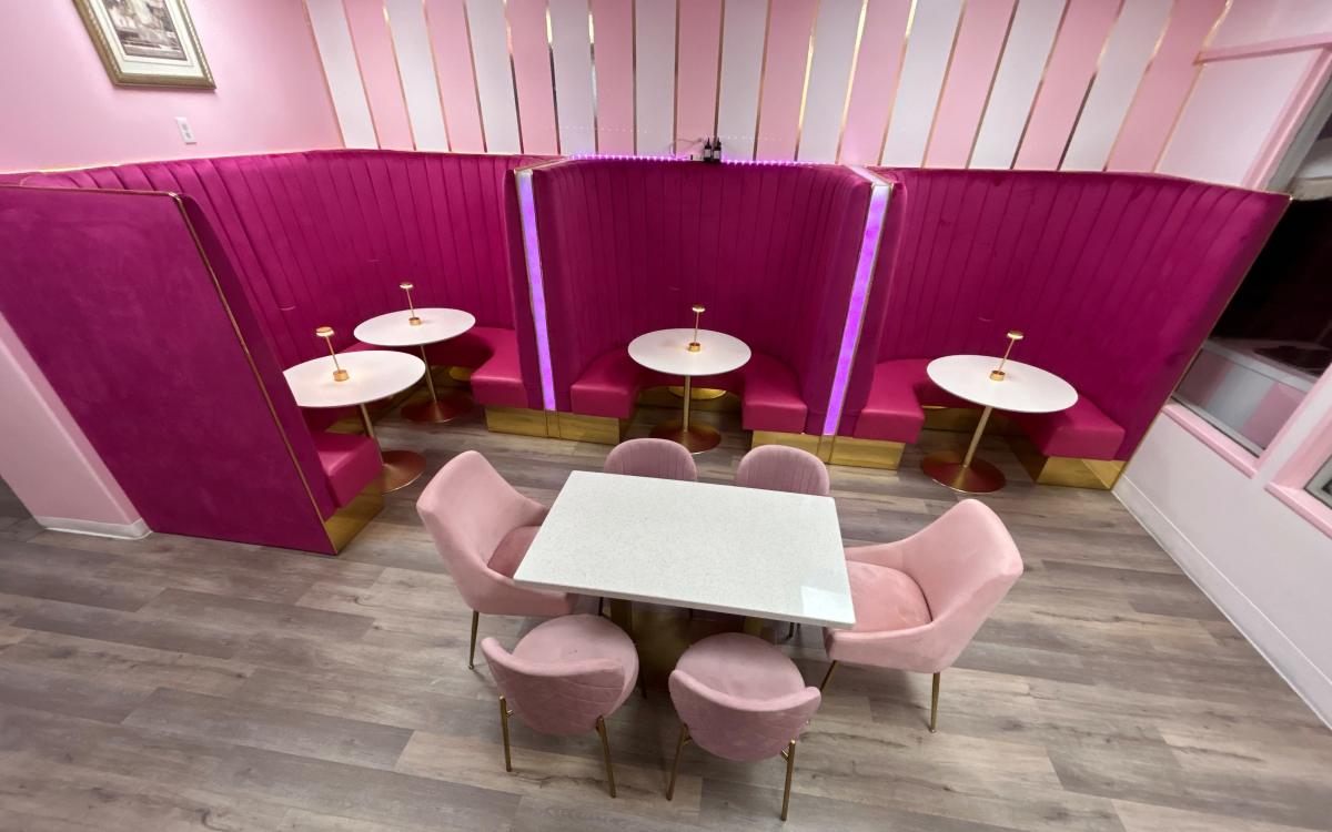 Cute Pink Stylish Cafe, orange, CA | Off-Site | Peerspace
