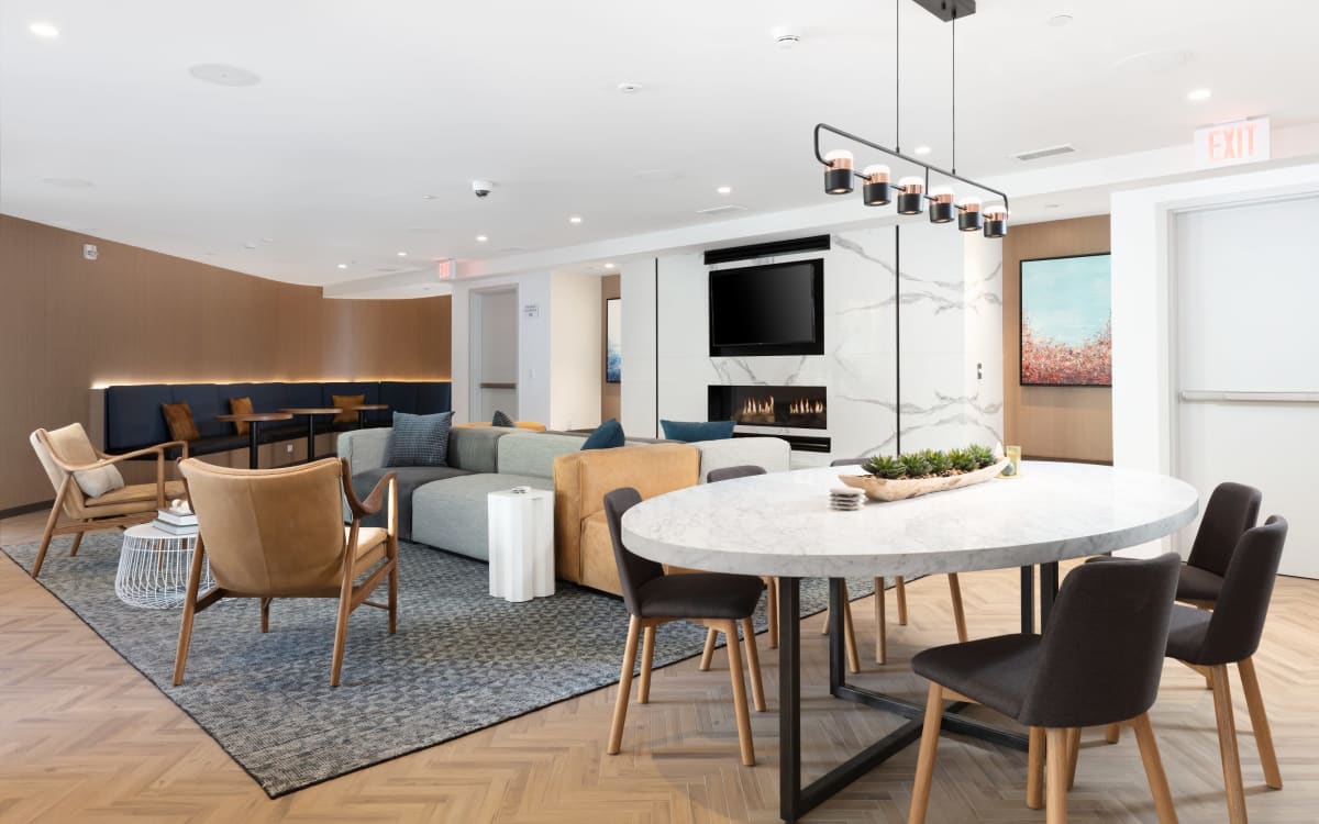 Contemporary Lounge with Open Kitchenette, Walnut Creek, CA | Event ...