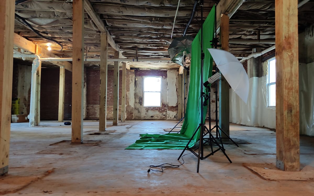 Basement (Warehouse Themed) Production Studio for Green Screen Film ...