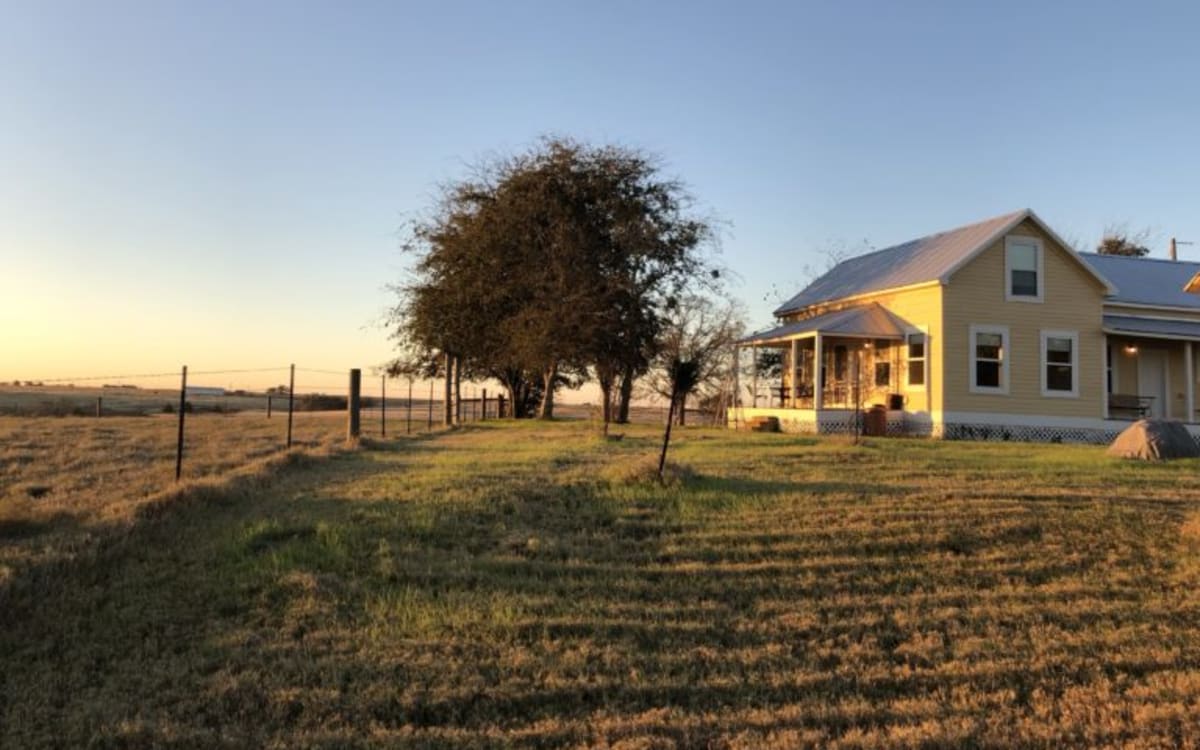 1890 farmhouse, 100 year old red barn, 130 acres with flowers, cows ...