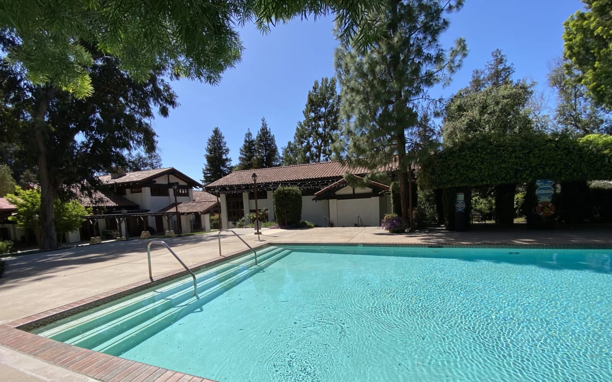 60 Foot Sparkling Pool Resort / Hotel / Clubhouse Style, Lake View ...