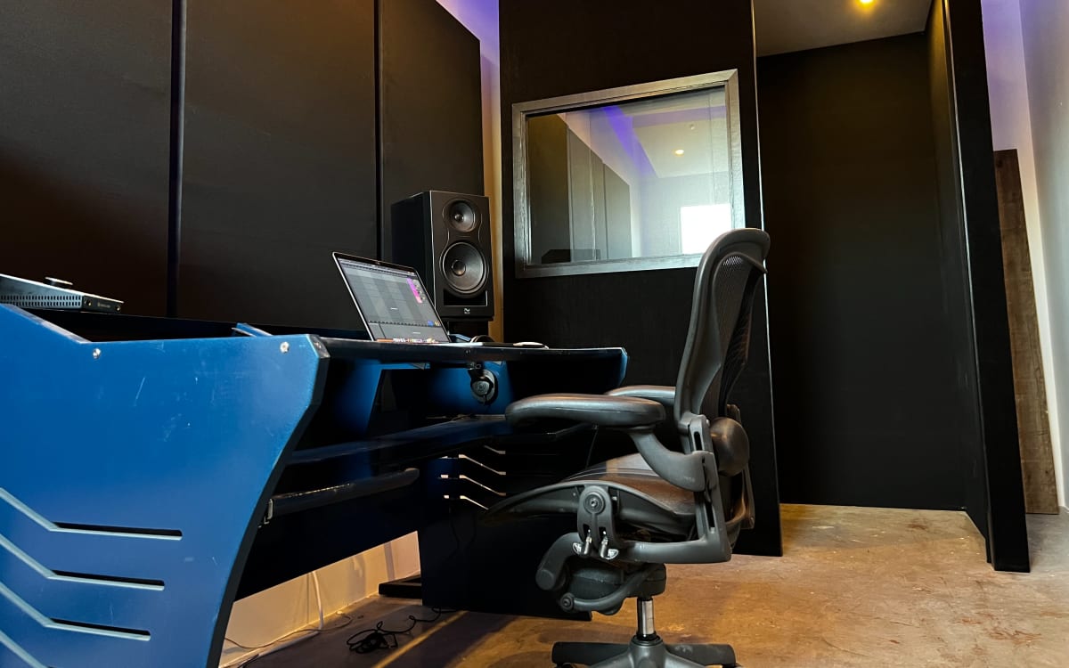 Recording Studio Production Room with Vocal Booth, North Hollywood, CA ...