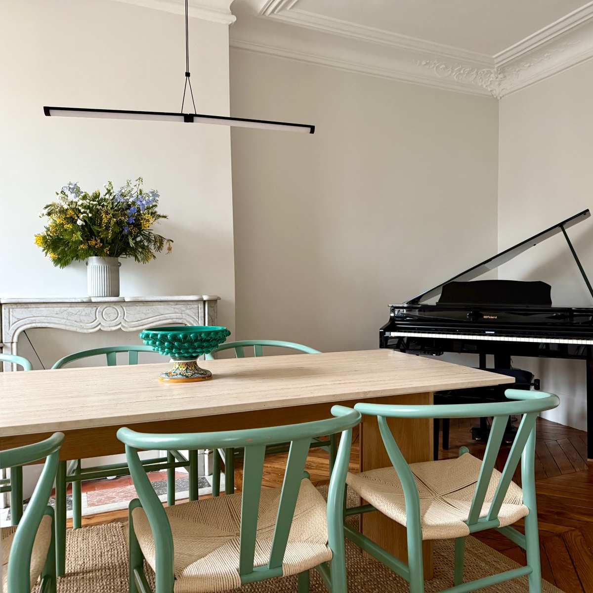 Bel appartement Haussmanien Paris centre, alliant modernité et cachet ...