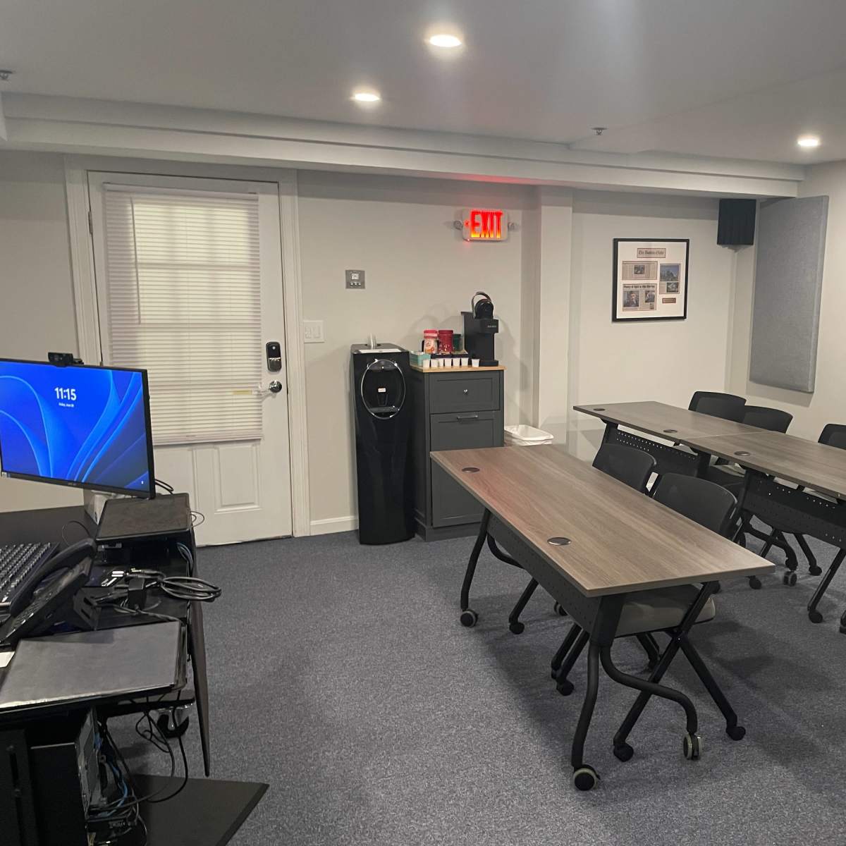 Renovated Classroom or Training Room with Rolling Furniture for ...