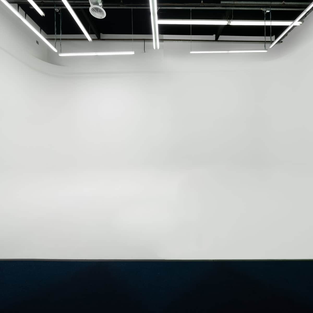White Infinity Wall Studio with Sound Proofing, Photography Sets, and ...