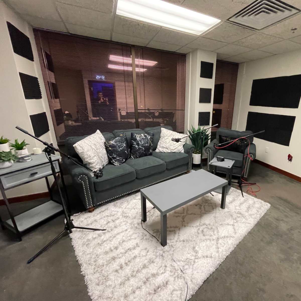 Downtown Podcast Studio by the Window in a Skyscraper, Woonsocket, RI ...