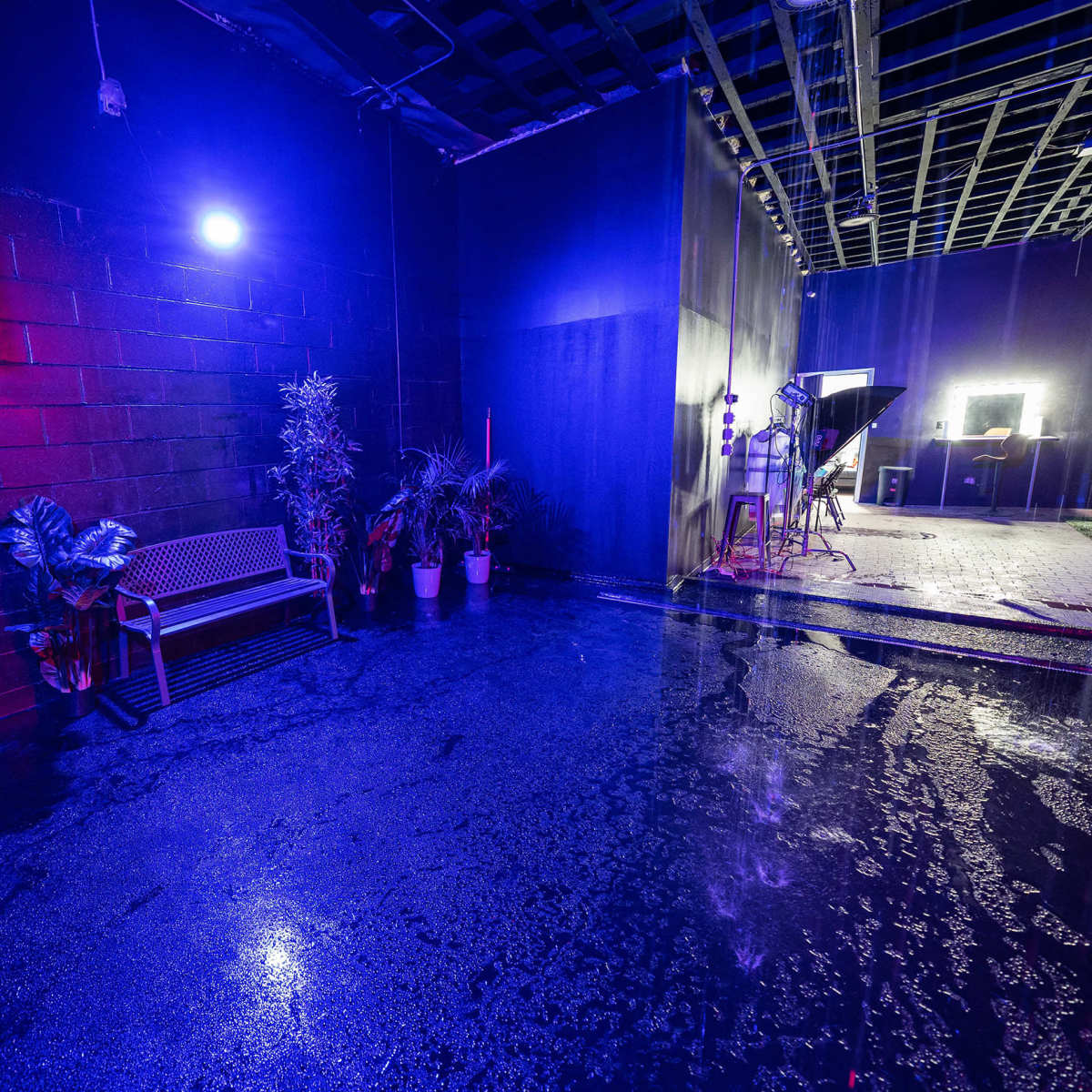 The famous Rain room features several different rain options and pre ...