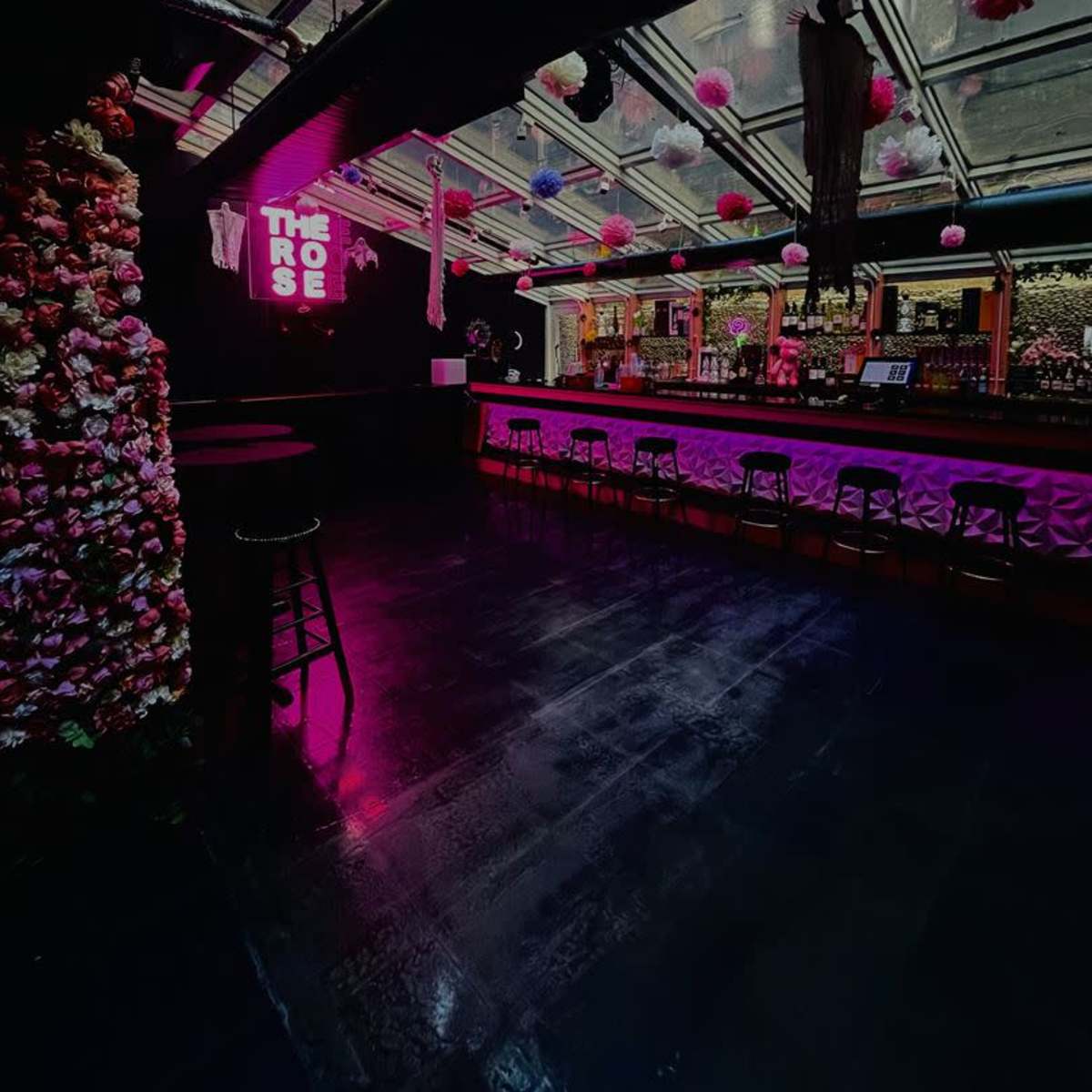 The Rose Lounge: Stylish Neon Pink Event Space in Chelsea, New York ...