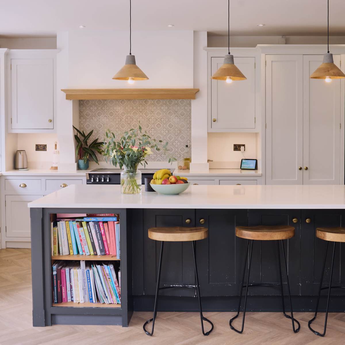 Large residential open plan kitchen dining living space in Bournemouth ...