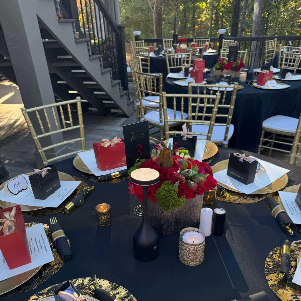 Private spacious 2 level patio with treeline backdrop, HIRAM, GA ...