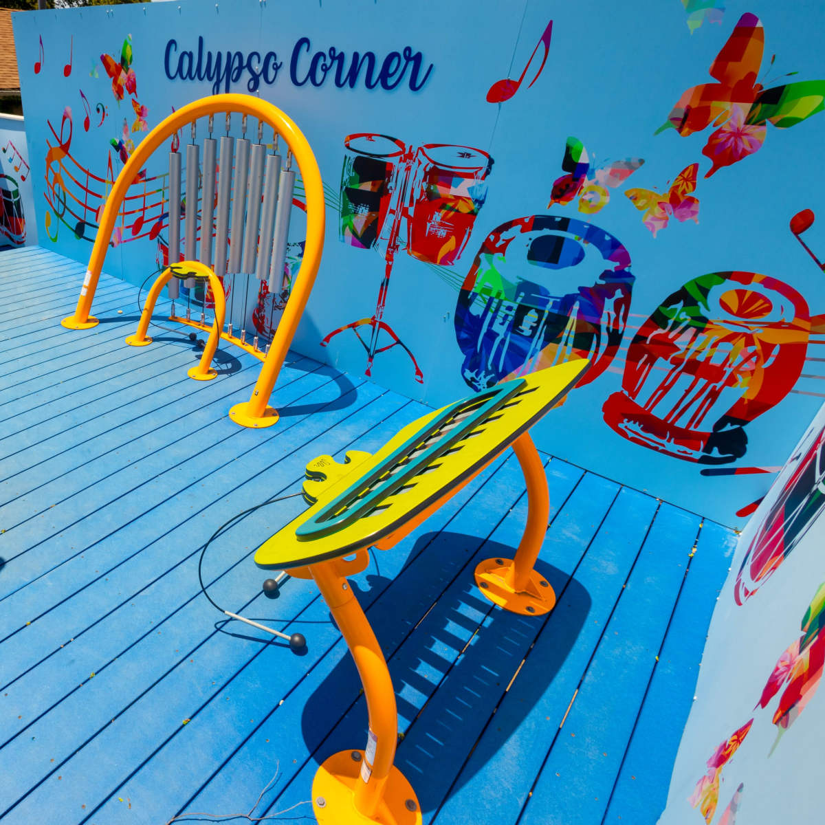 Bright Caribbean Beach Themed Playground, East Rockaway, NY ...