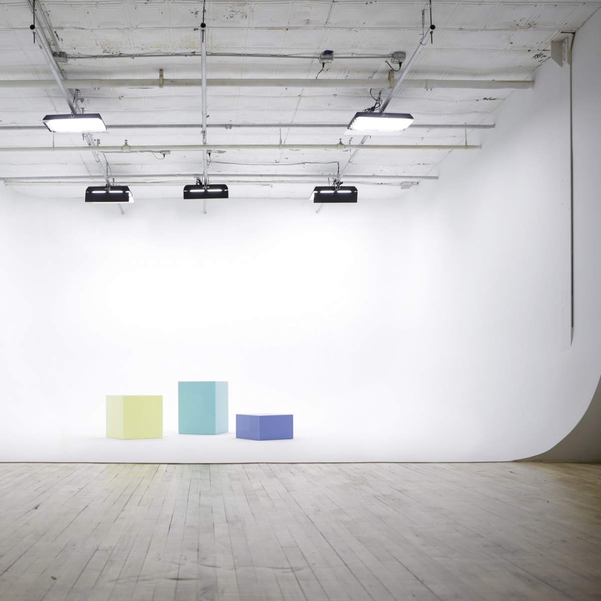 Popsicle Studios | Big 3 wall Cyclorama with RGB color LED lights ...