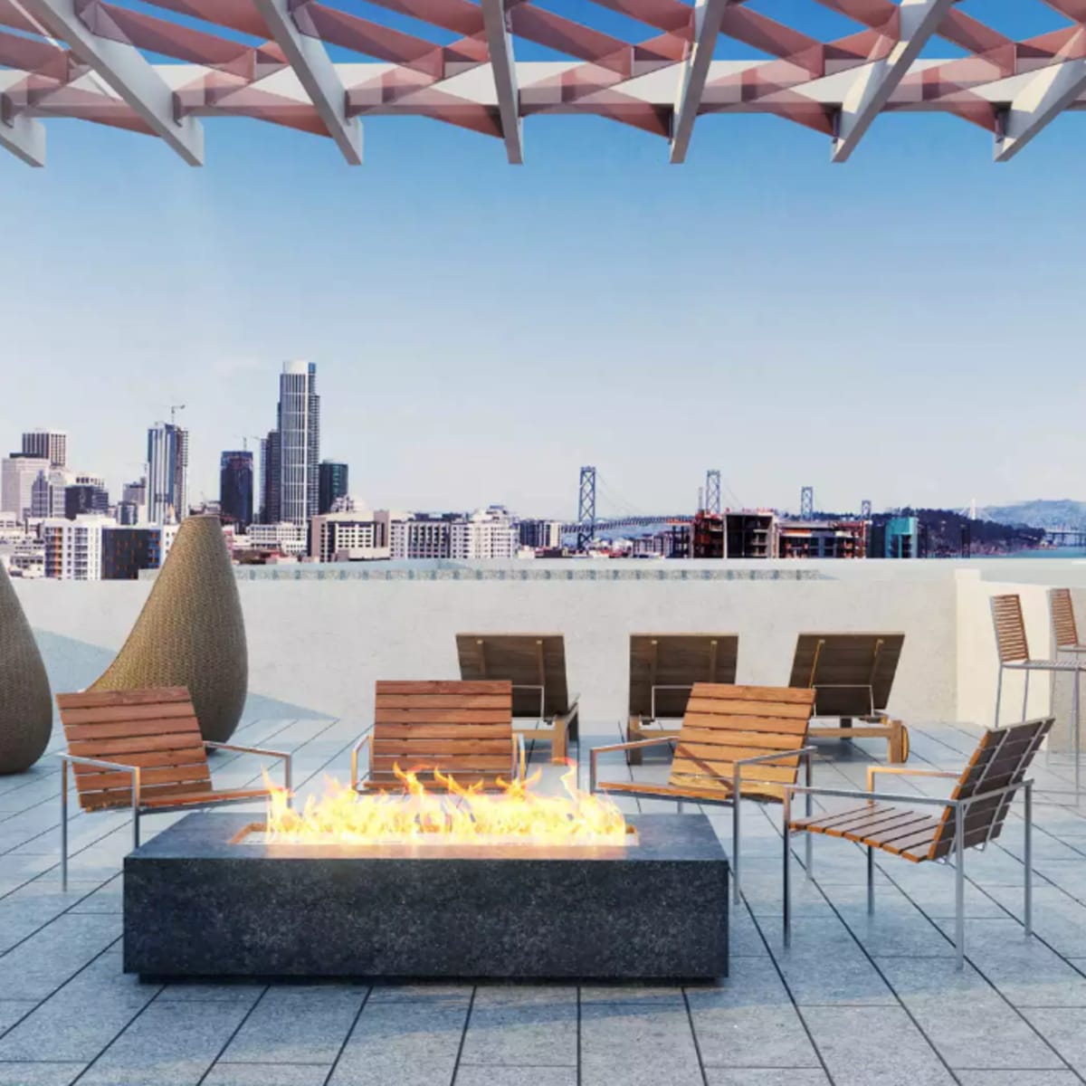 Downtown Rooftop Deck with Spectacular Skyline View, San Francisco, CA ...