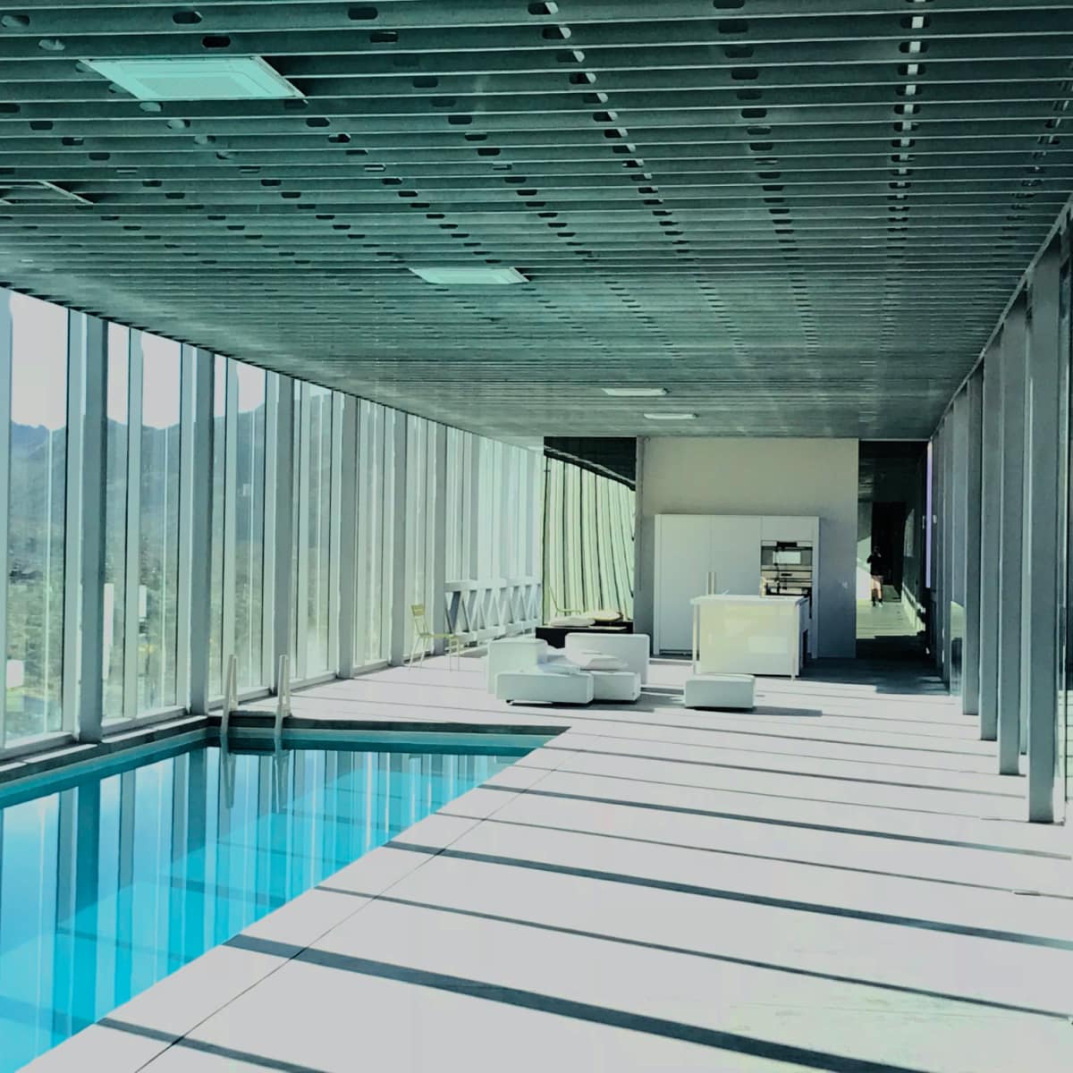 Invisible House mirrored nestled in 90 acres of rocks like another ...