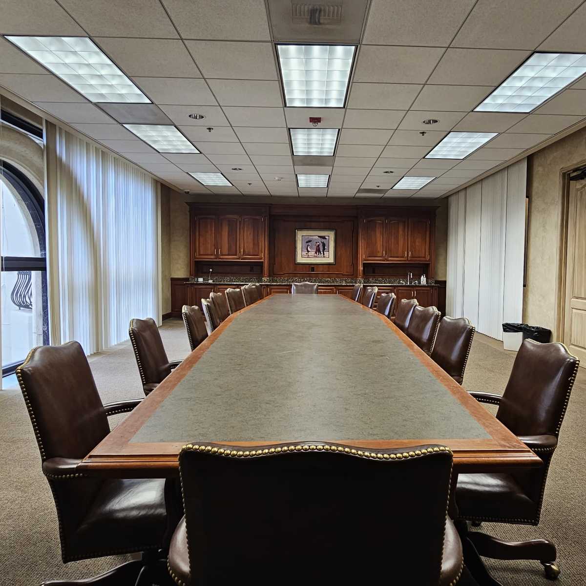 Larger Conference room / event / party space with seating for 18 ...