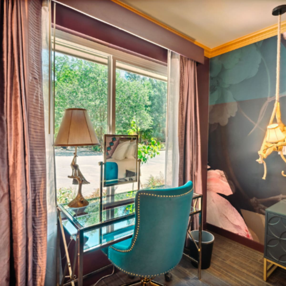 Deluxe King with Queen sleeper sofa at The Fainting Couch; Your ...