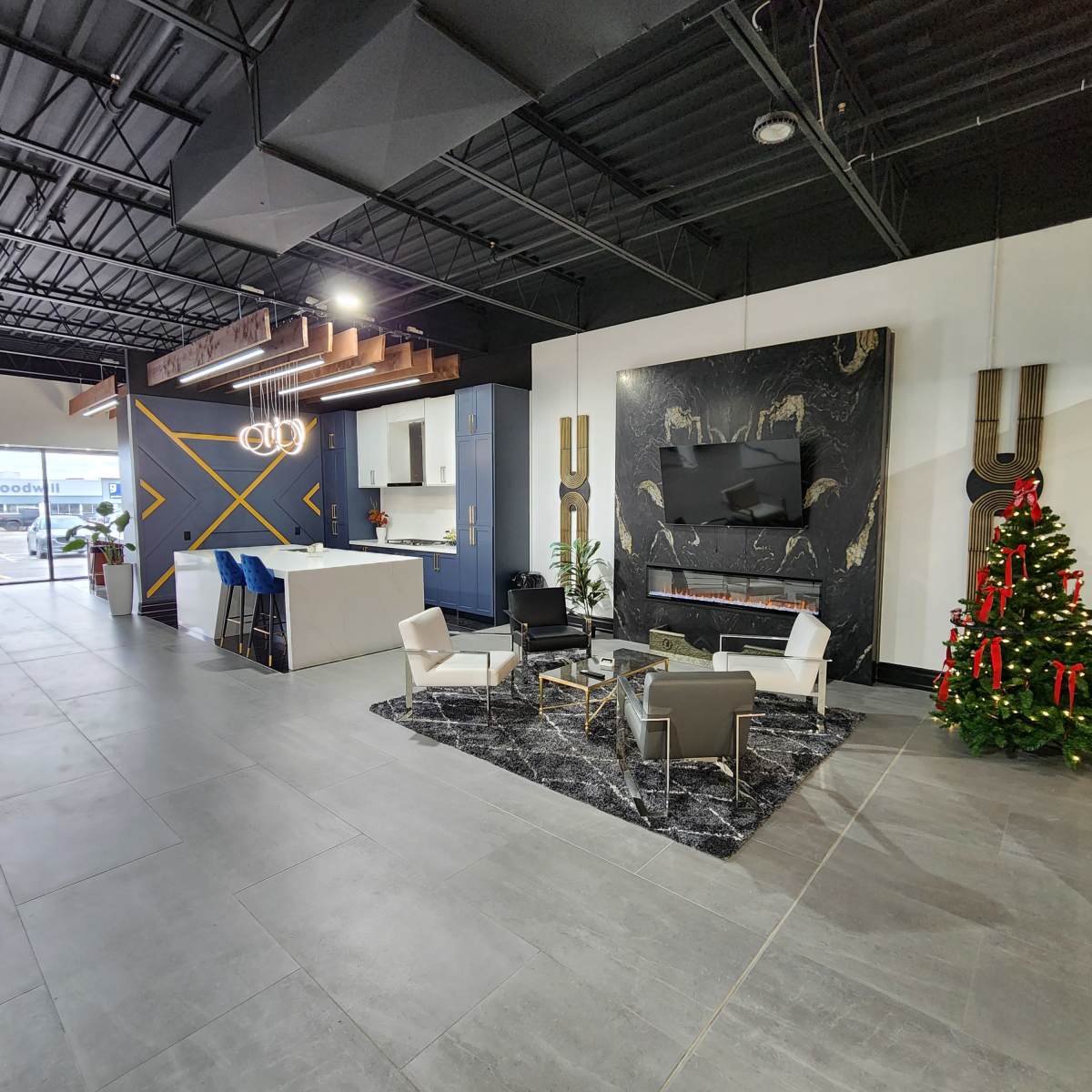 Centrally located high end modern retail showroom, Mississauga | Event ...