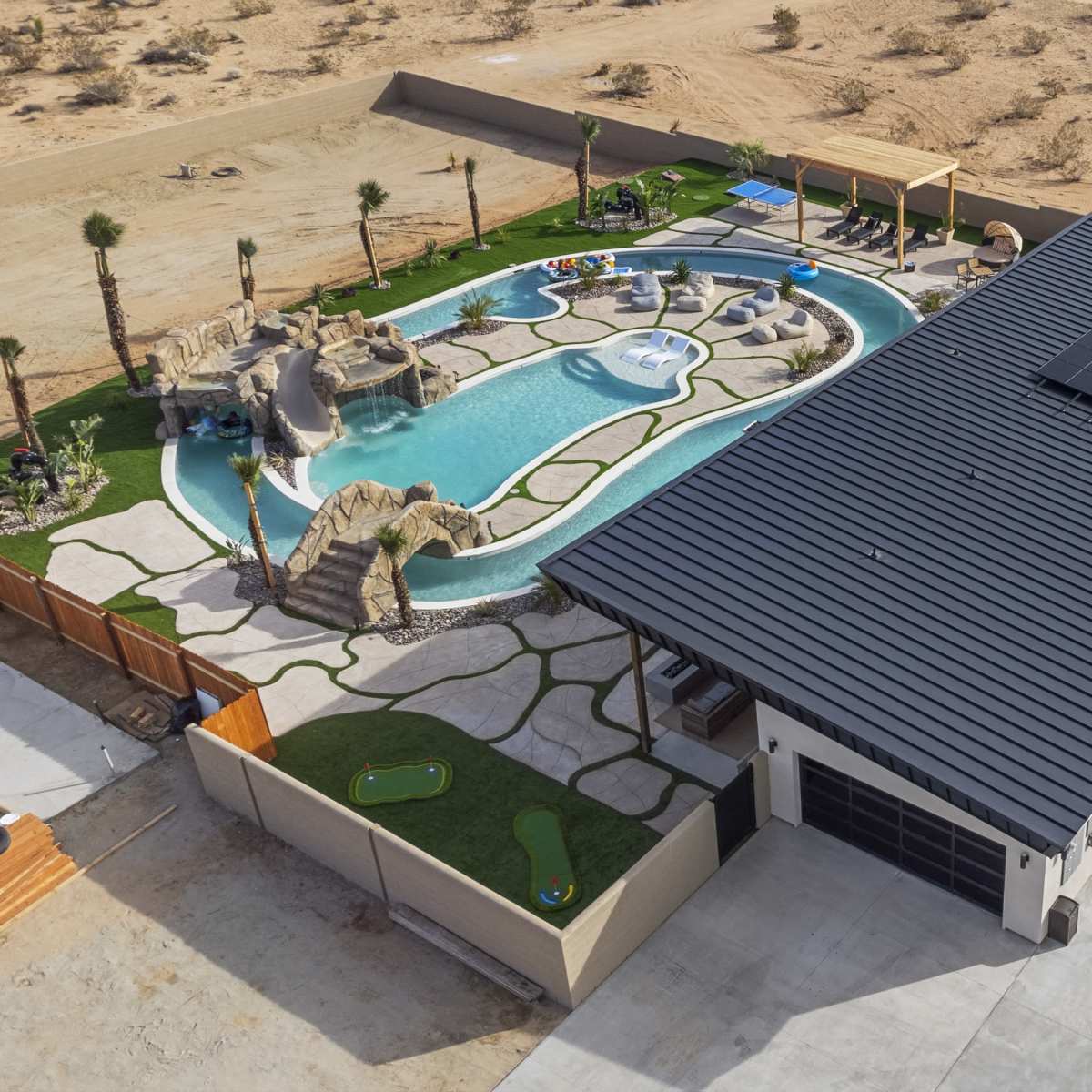 Lazy River, Hot Tub, Yoga Deck, Cold Plunge, Sauna, Octagon Projection ...