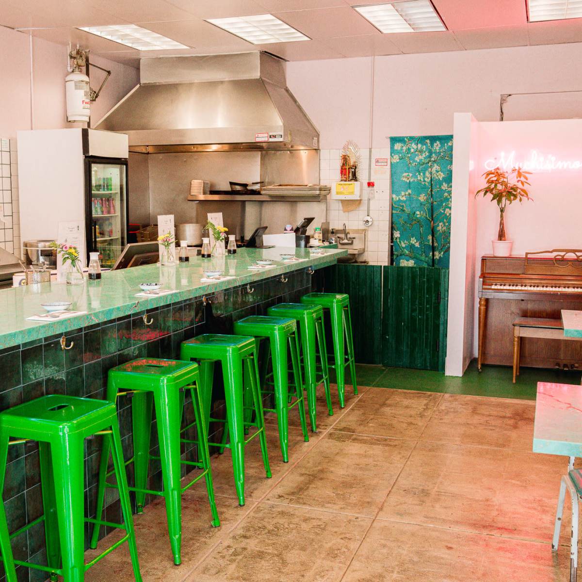 Charming Echo Park restaurant with beautiful turquoise bar LOS ANGELES CA Event Peerspace