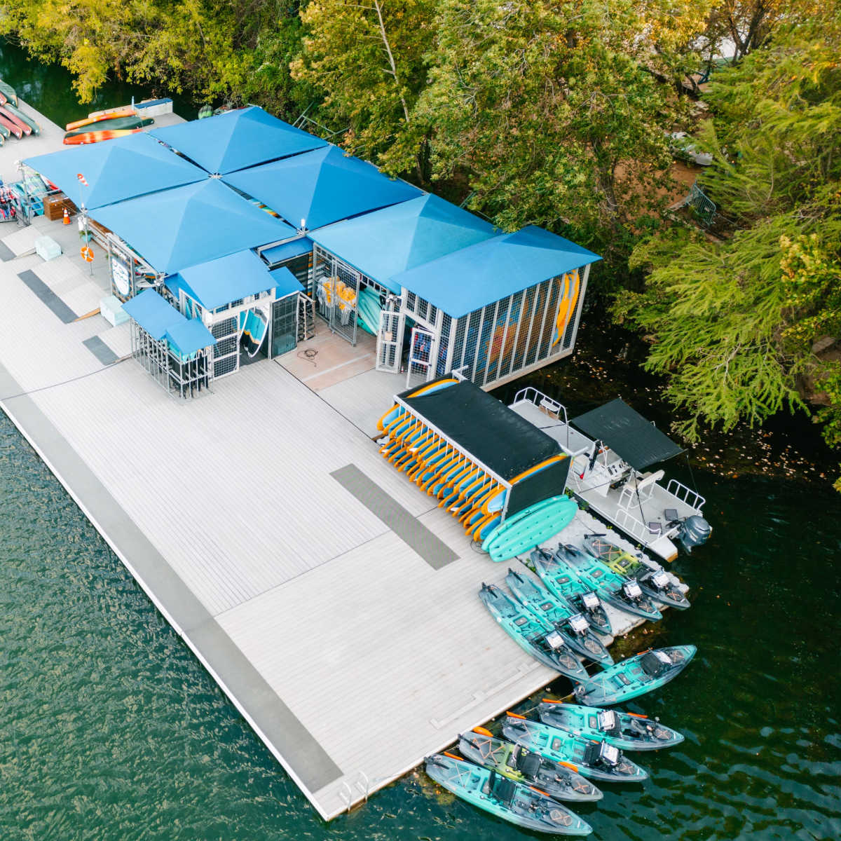 Aesthetic Urban Dock with Scenic Views, Austin, TX | Production | Peerspace