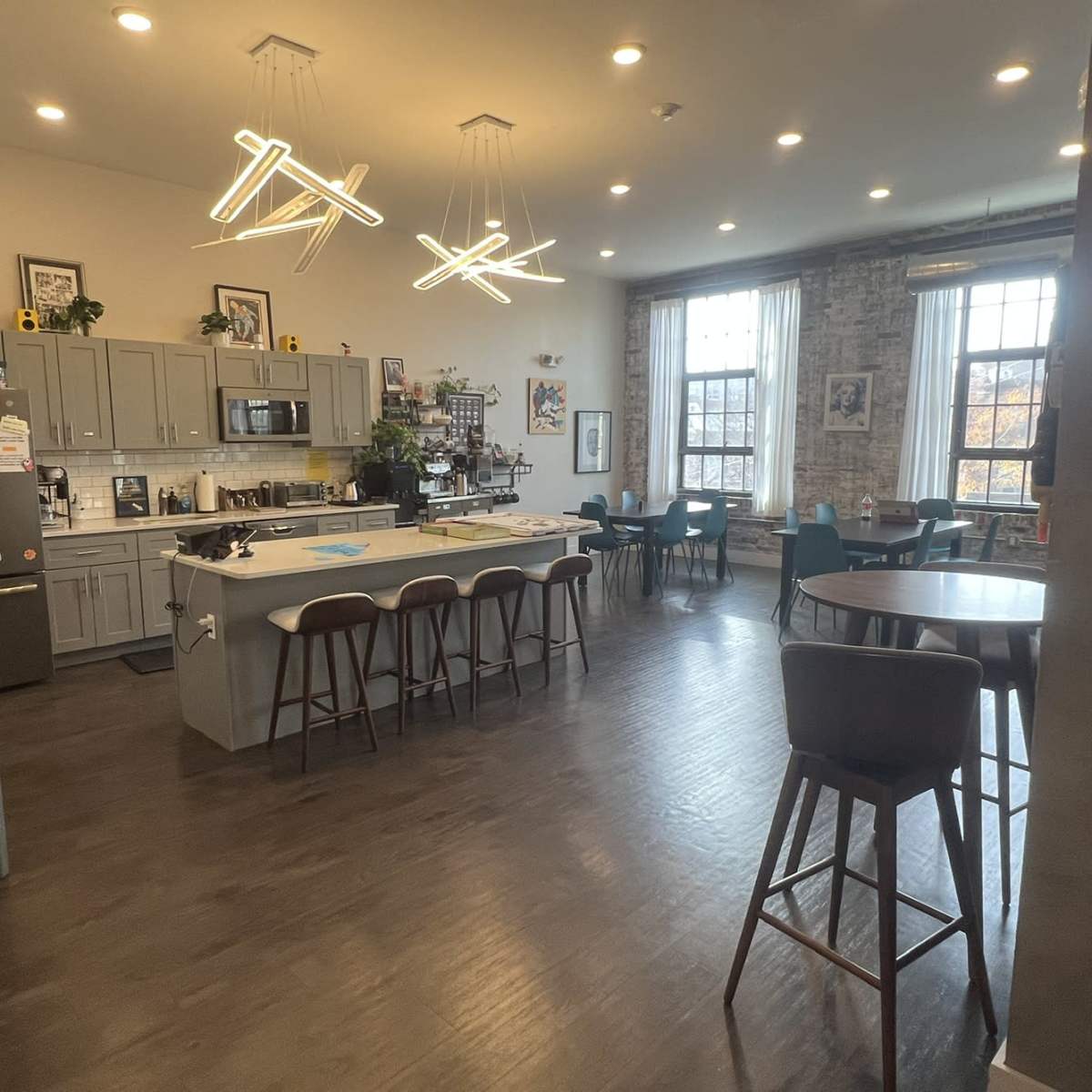 Cozy lofted communal space for mixers, socials, professional networking ...