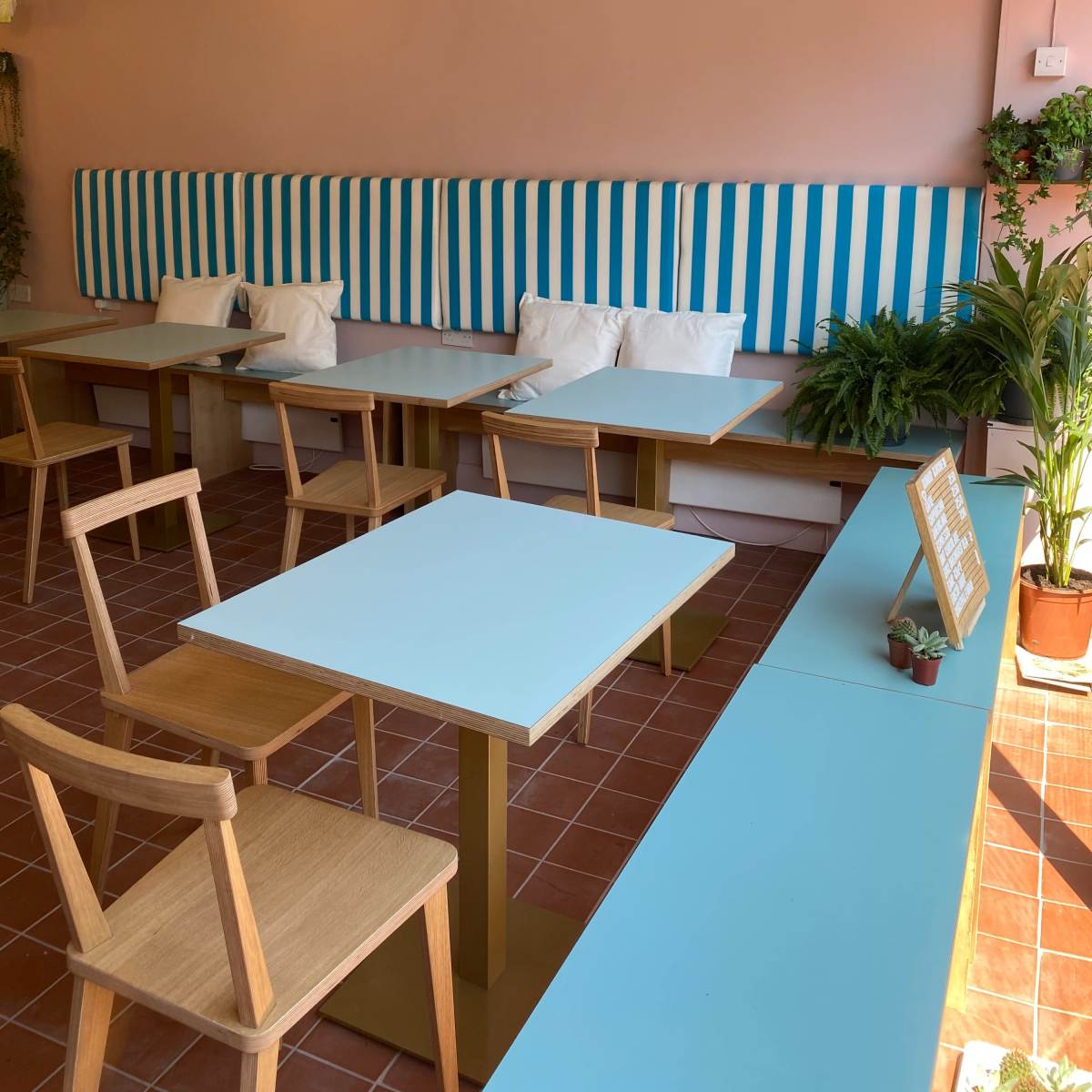 Sweet and Chic Cafe in Mint Colours, London | Event | Peerspace
