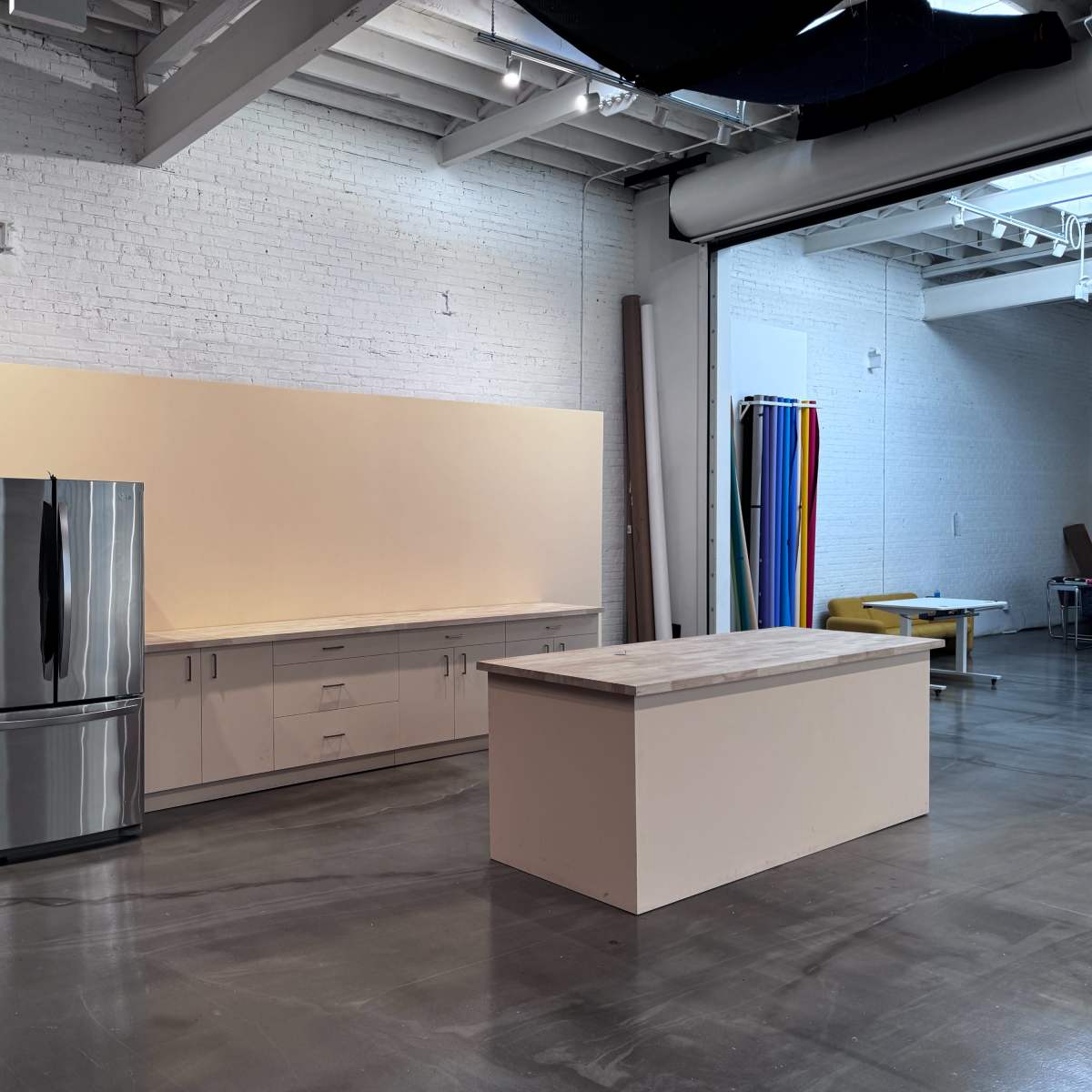 Large Photo Studio With Stage Kitchen, Chicago, IL | Production | Peerspace