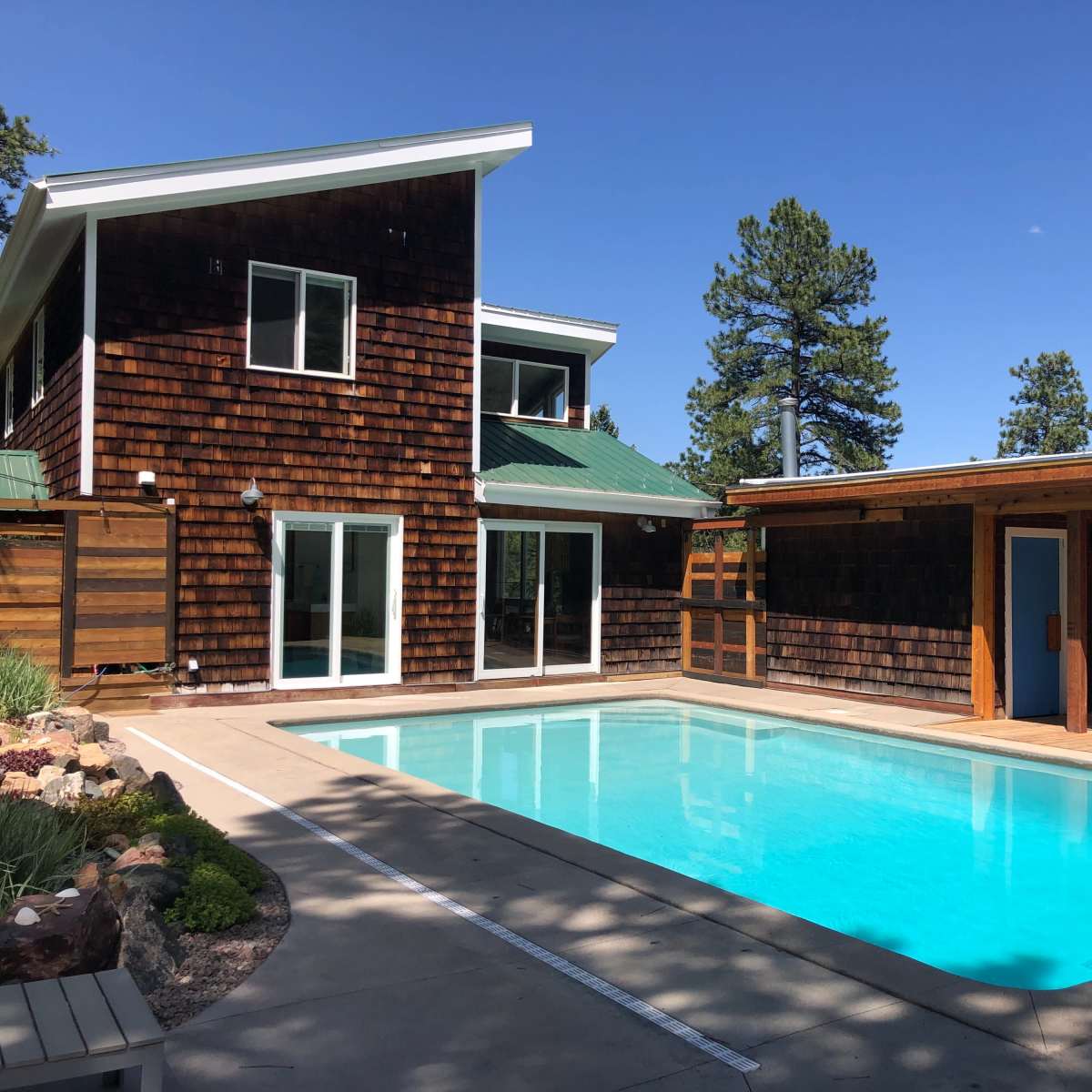 Modern Foothills Swimming Pool Paradise, Indian Hills, CO | Production ...