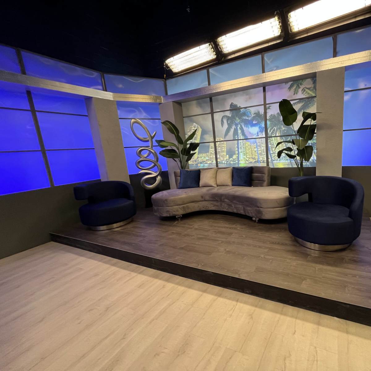 Talk Show Television / Podcast Set, Miami Lakes, FL | Production ...