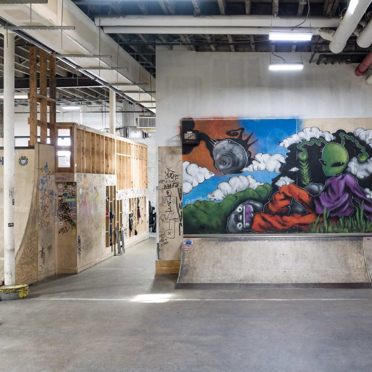 INDOOR SKATEPARK - the only indoor skatepark in hip East Williamsburg ...