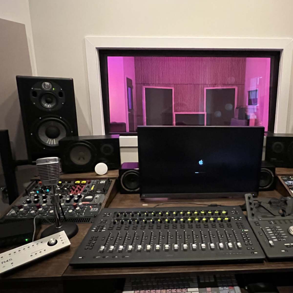 Recording Studio - large live room with Hue color lighting., Madison ...