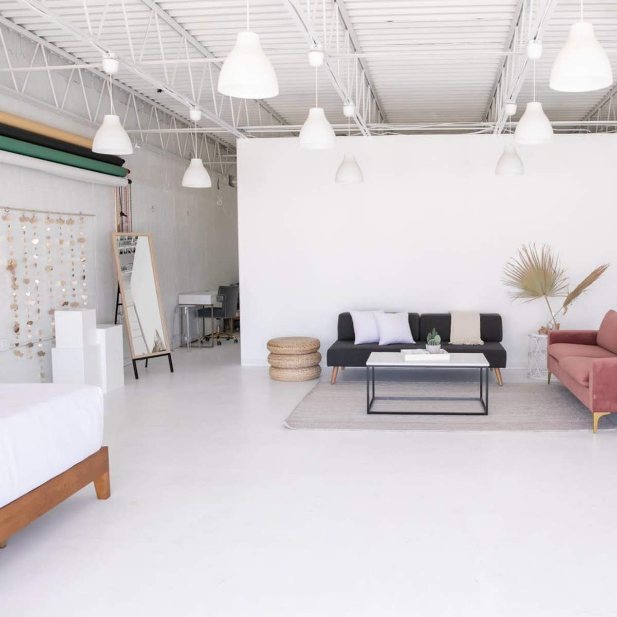 White Moose Studios - Bethany | Chic All-White Studio Flushed with ...