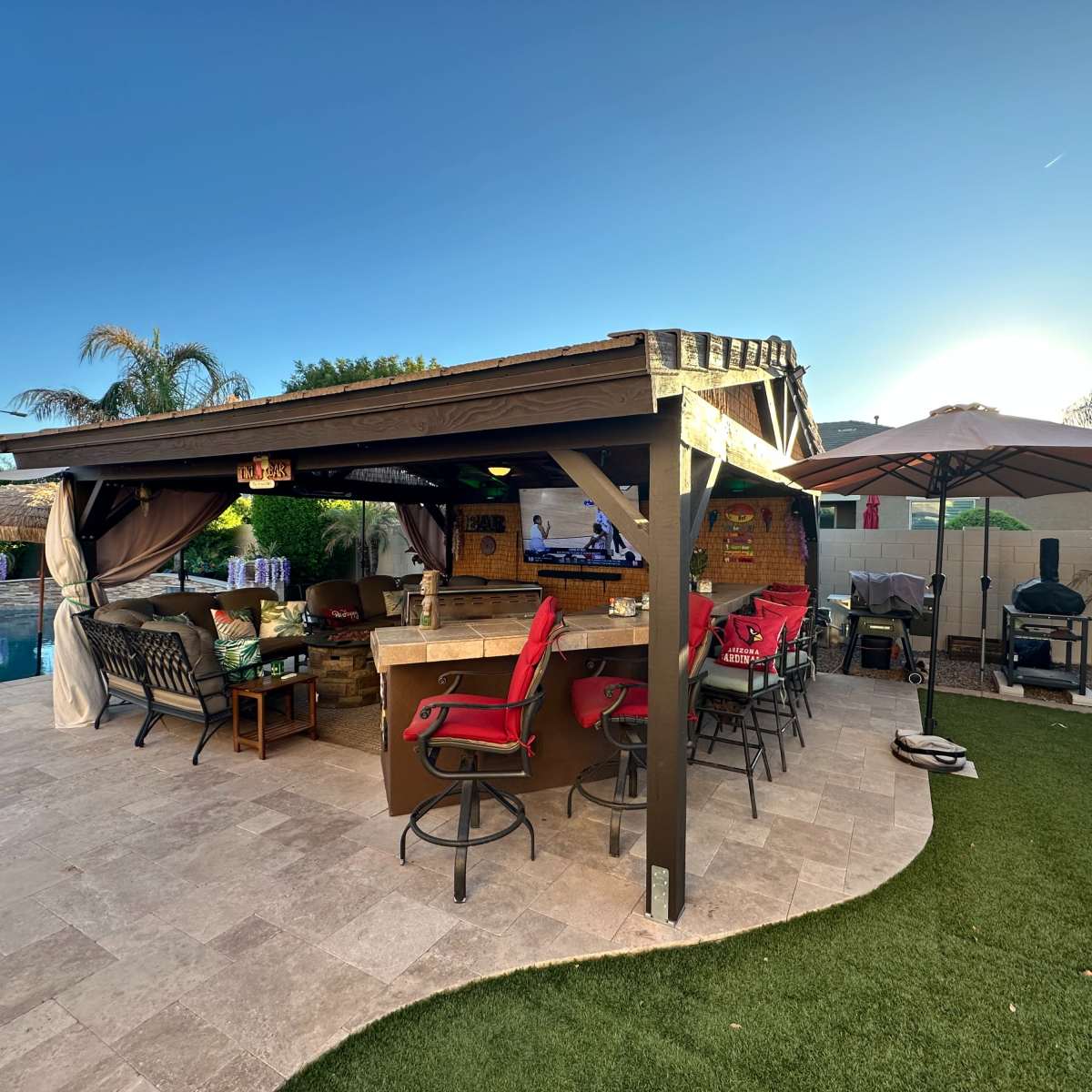Luxury backyard with pool, Gazebo w/80\, QUEEN CREEK, AZ | Event ...