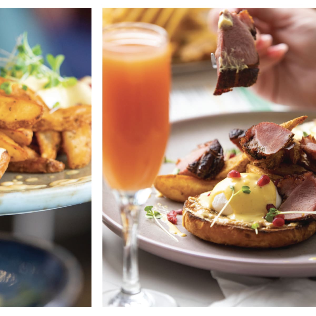 Bright and beautiful restaurant with views of the marinaside docks ...