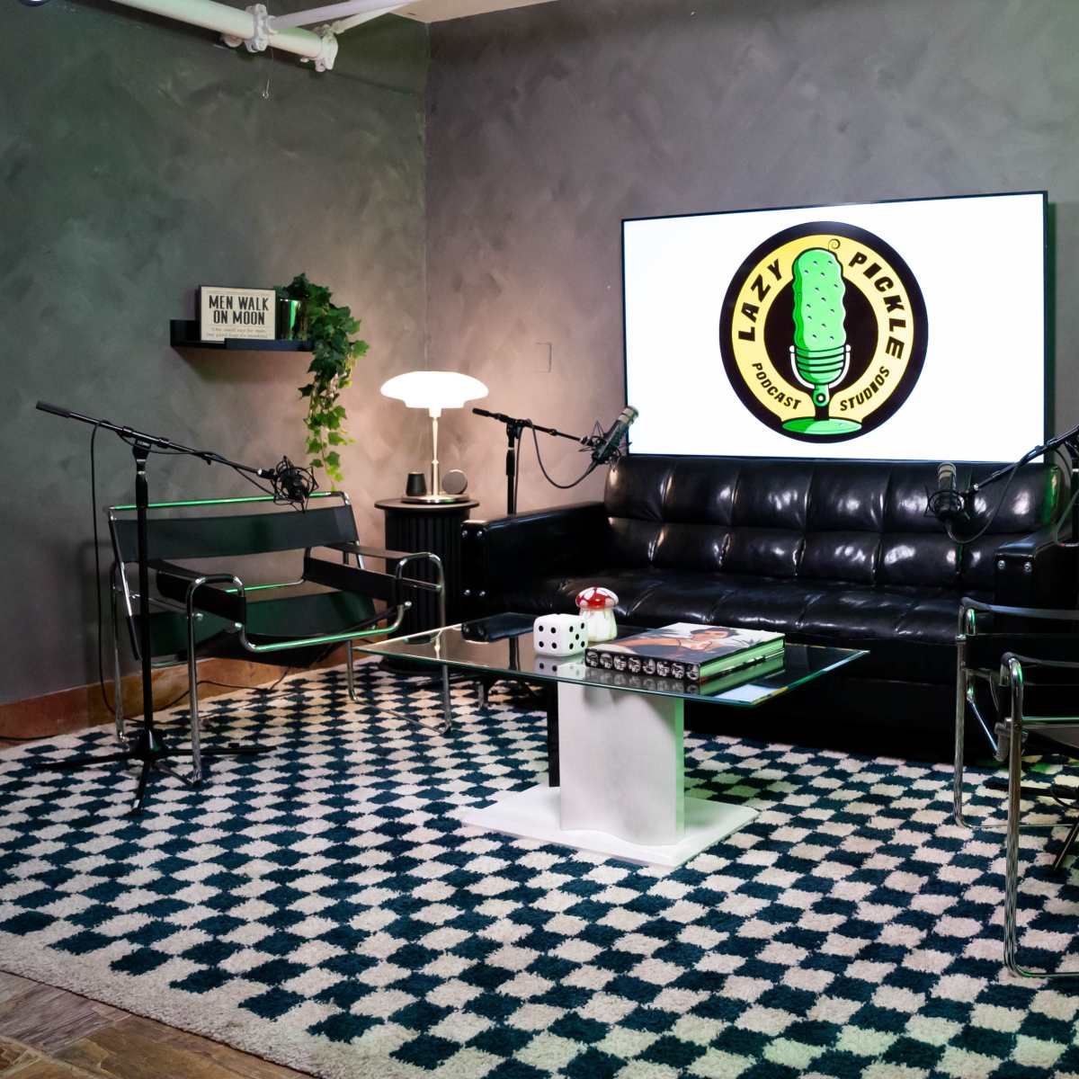 Pre-Lit Upscale Podcast Recording Studio- NOHO / Podcast Space - NOHO ...