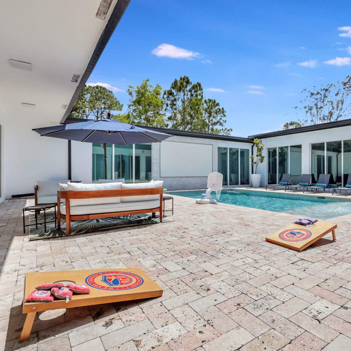 Modern Luxury Villa with courtyard pool offering ultimate privacy ...