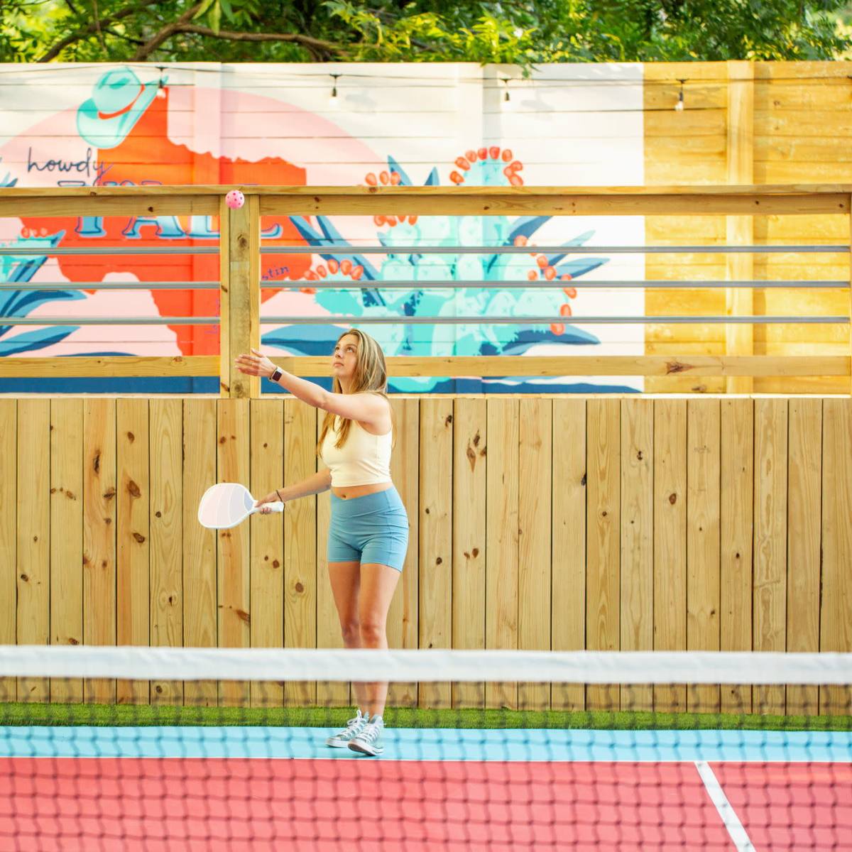 Modern Resort-Style Backyard with Pool, Pickleball, Turf Games, Austin ...