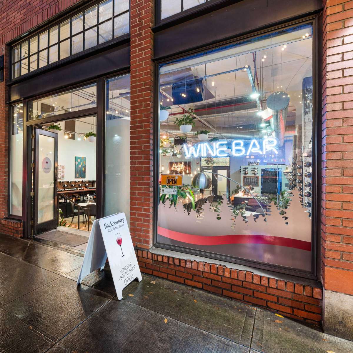 Backcountry Wine Tasting Room | Industrial Chic Wine Lounge, Portland ...