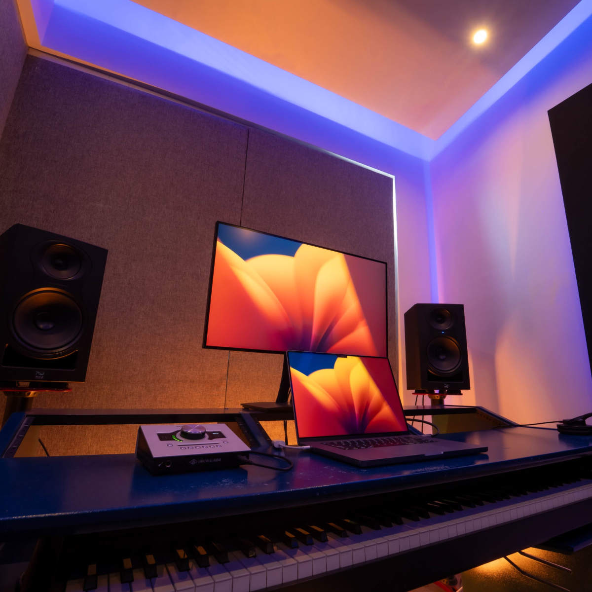 Recording Studio Production Room with Vocal Booth, North Hollywood, CA ...