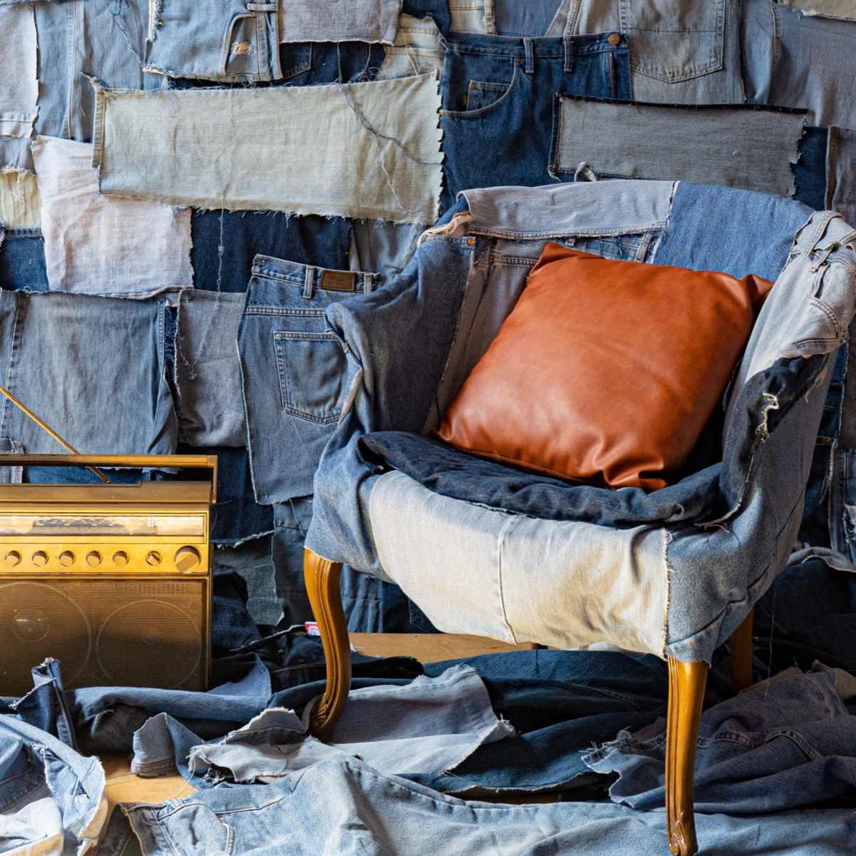 The Boombox Room | Boombox wall / Denim Wall, Brooklyn, NY | Production ...