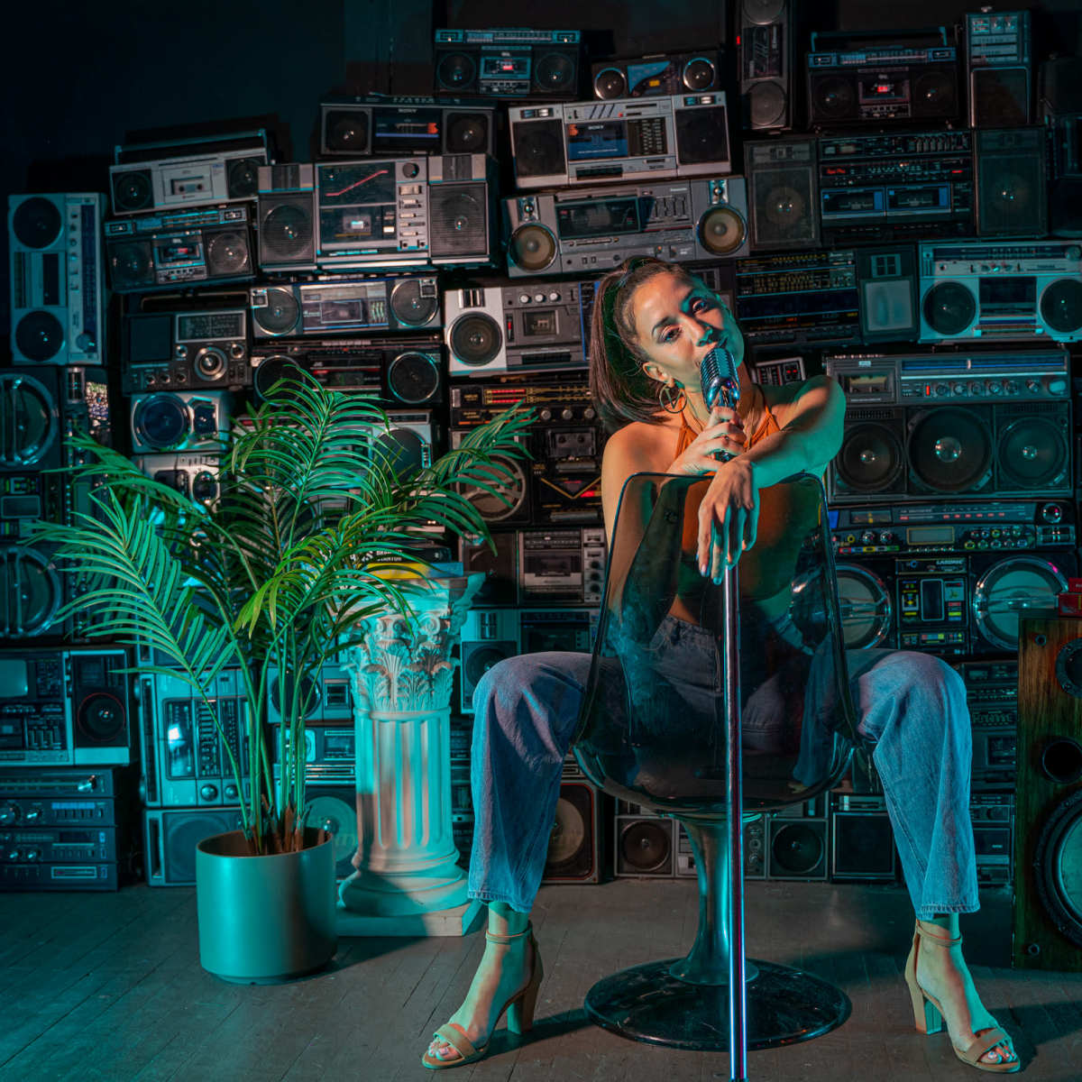 The Boombox Room | Boombox wall / Denim Wall, Brooklyn, NY | Production ...