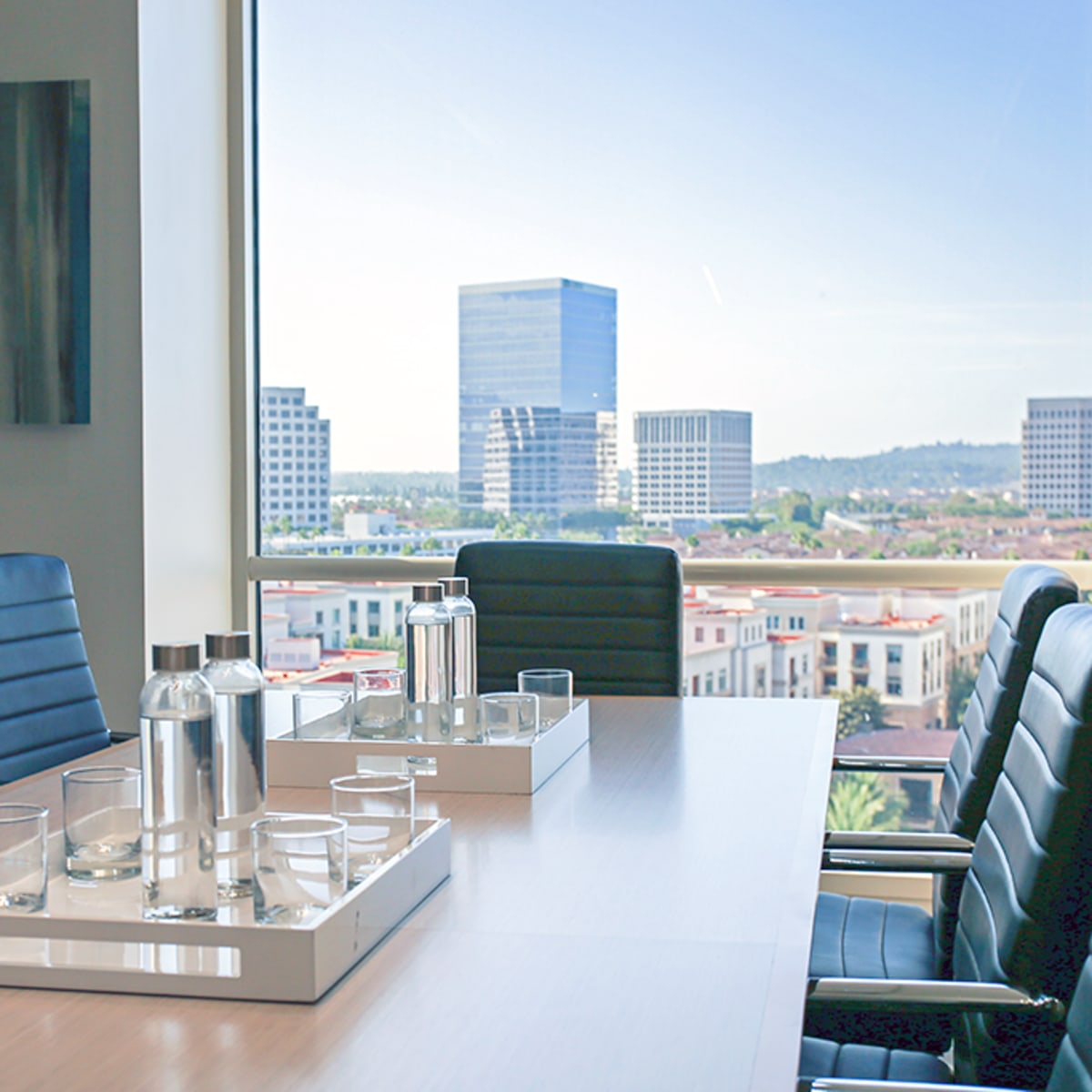 Conference room in the Irvine Spectrum area with a beautiful view ...