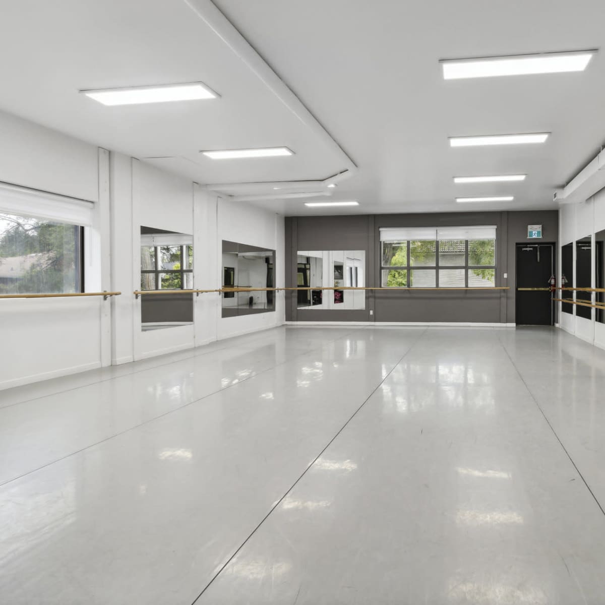 Mirrored and Modern Industrial Dance Studio, North York | Production ...