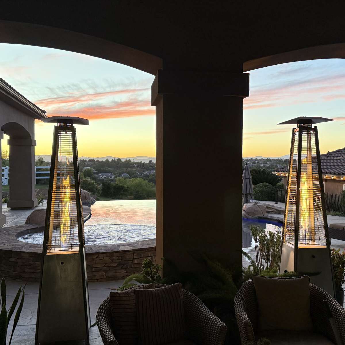Stunning Sunset Views on Luxury Estate in the Heart of Wine Country ...
