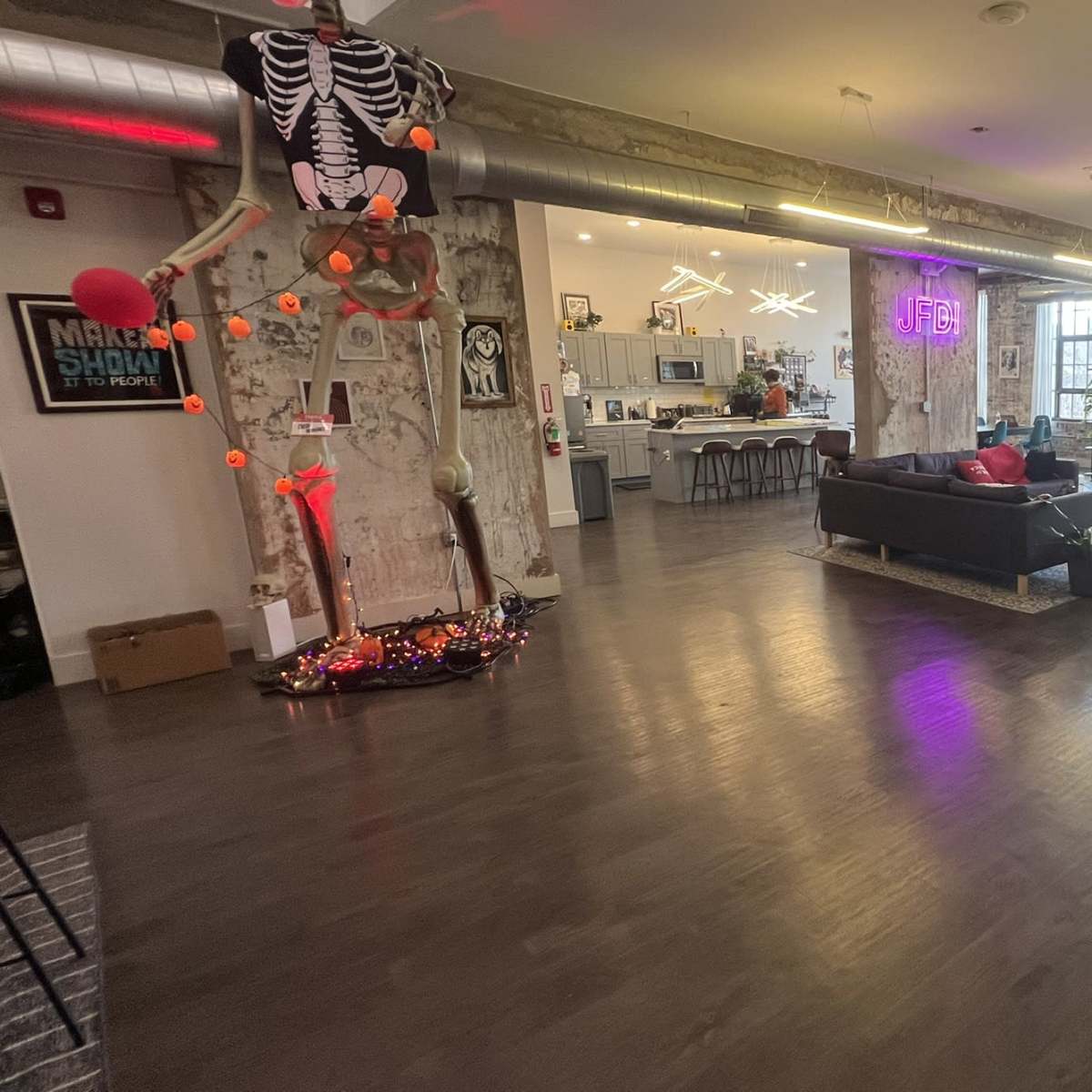 Cozy lofted communal space for mixers, socials, professional networking ...