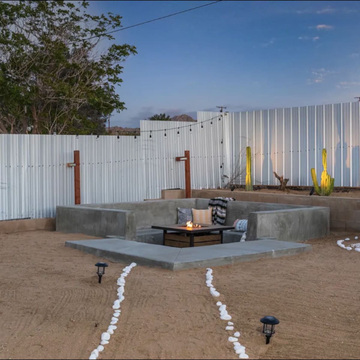 Modern Boho Desert Ranch Home with Private Fenced in Front Patio and ...