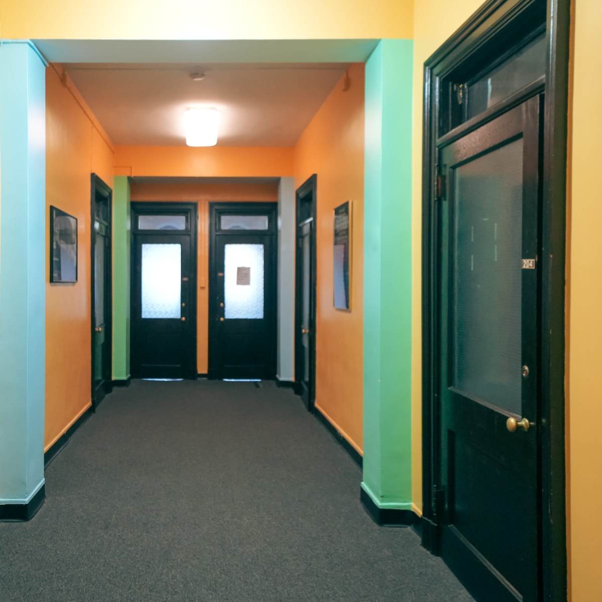 Colorful Hall with Bright Interiors, Sitting Area, Mount Vernon, NY ...