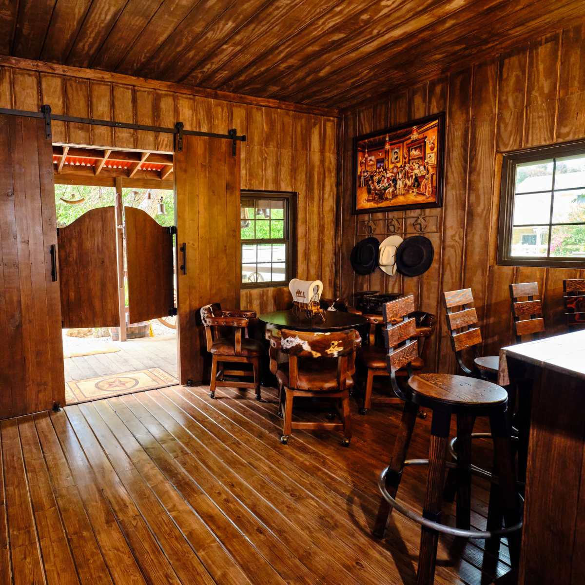 Cowboy Saloon with Photo Studio. Includes Barn, horses, arena, pool ...